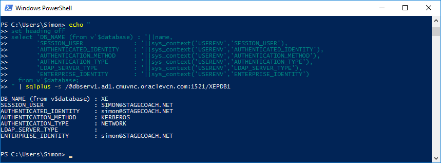 PART 4: Implementing Oracle Database Single Sign-on Using Kerberos, Active Directory, and Oracle CMU